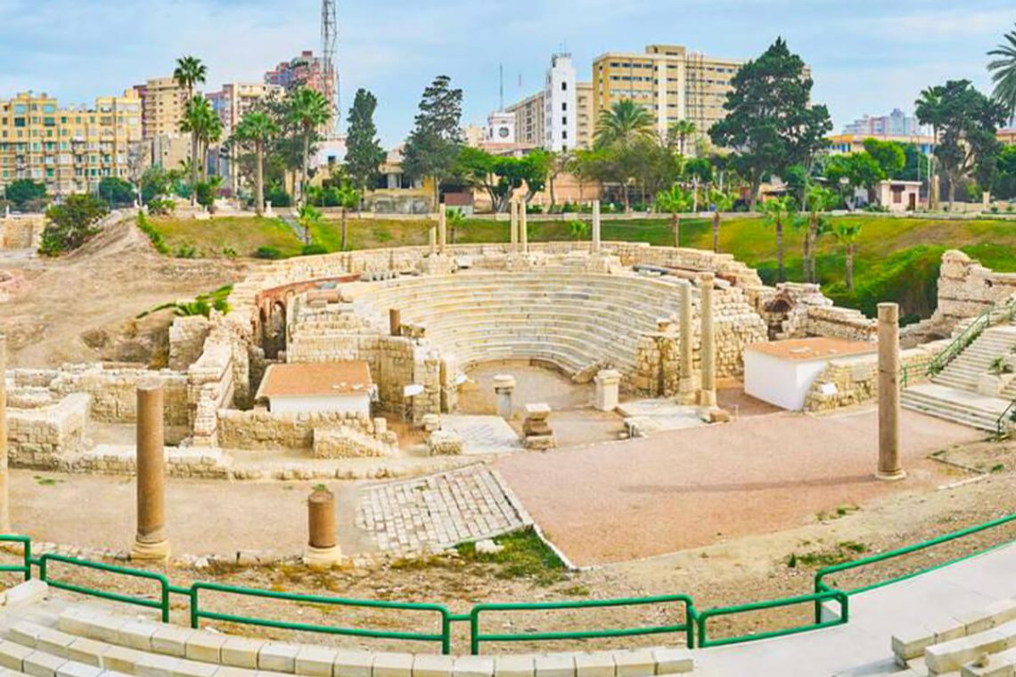 The Roman Amphitheatre Alexandria Egypt - Tour To Egypt